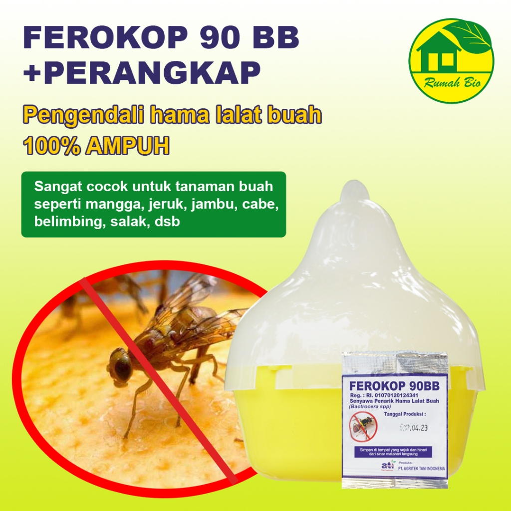 Jual Perangkap dan atraktan pengendali hama lalat buah ferokop 90 bb ...