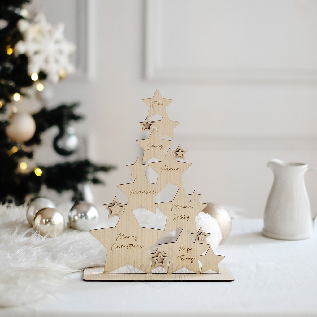 Jual FAMILY CHRISTMAS TREE | Dekorasi Rumah Tema Pohon Natal Modern ...