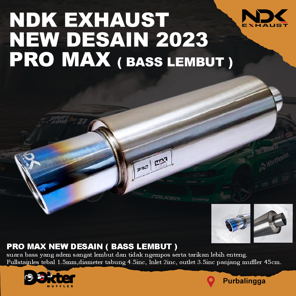 Jual KNALPOT RACING MOBIL BASS LEMBUT PRO MAX NEW DESAIN NDK EXHAUST ...