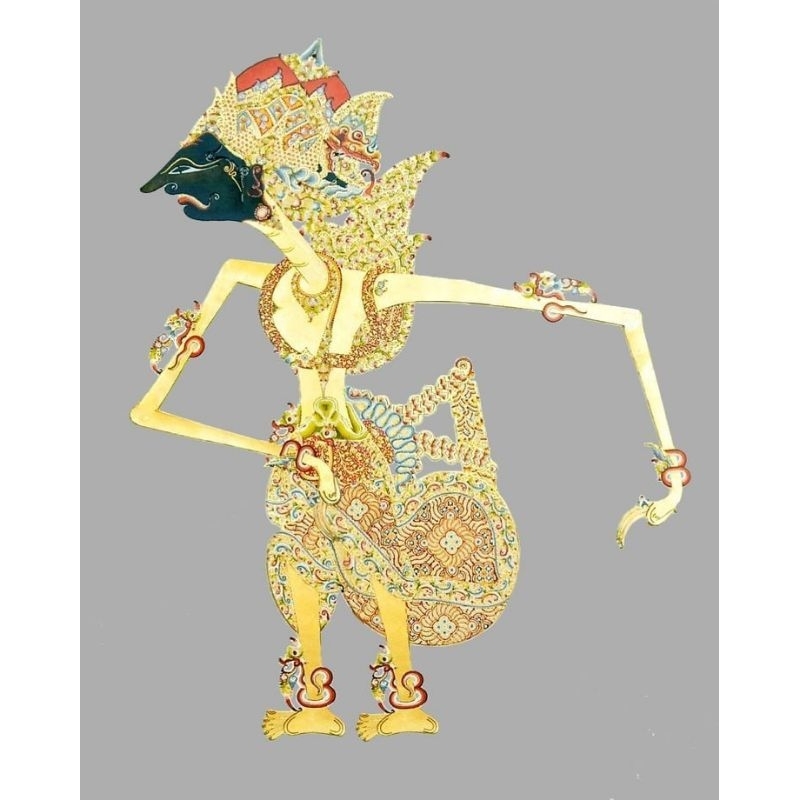 Jual hiasan dinding lukisan cetak wayang prabu karna basuseno plus ...