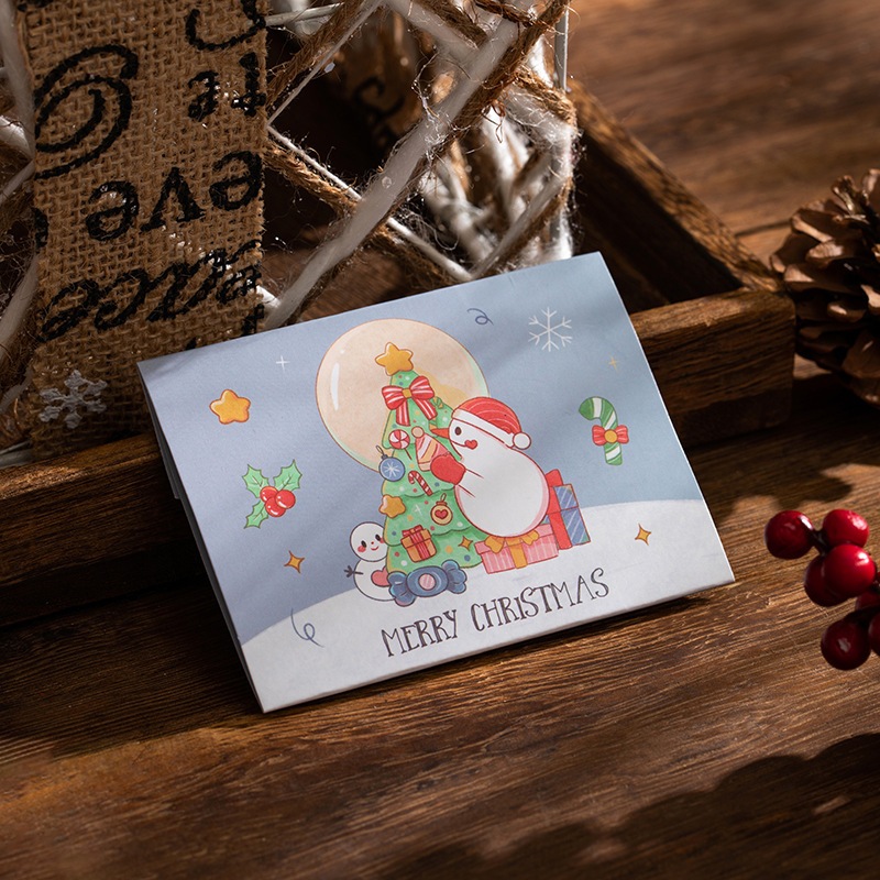 Jual kartu ucapan lipat amplop christmas card ( CIA 530) | Shopee Indonesia