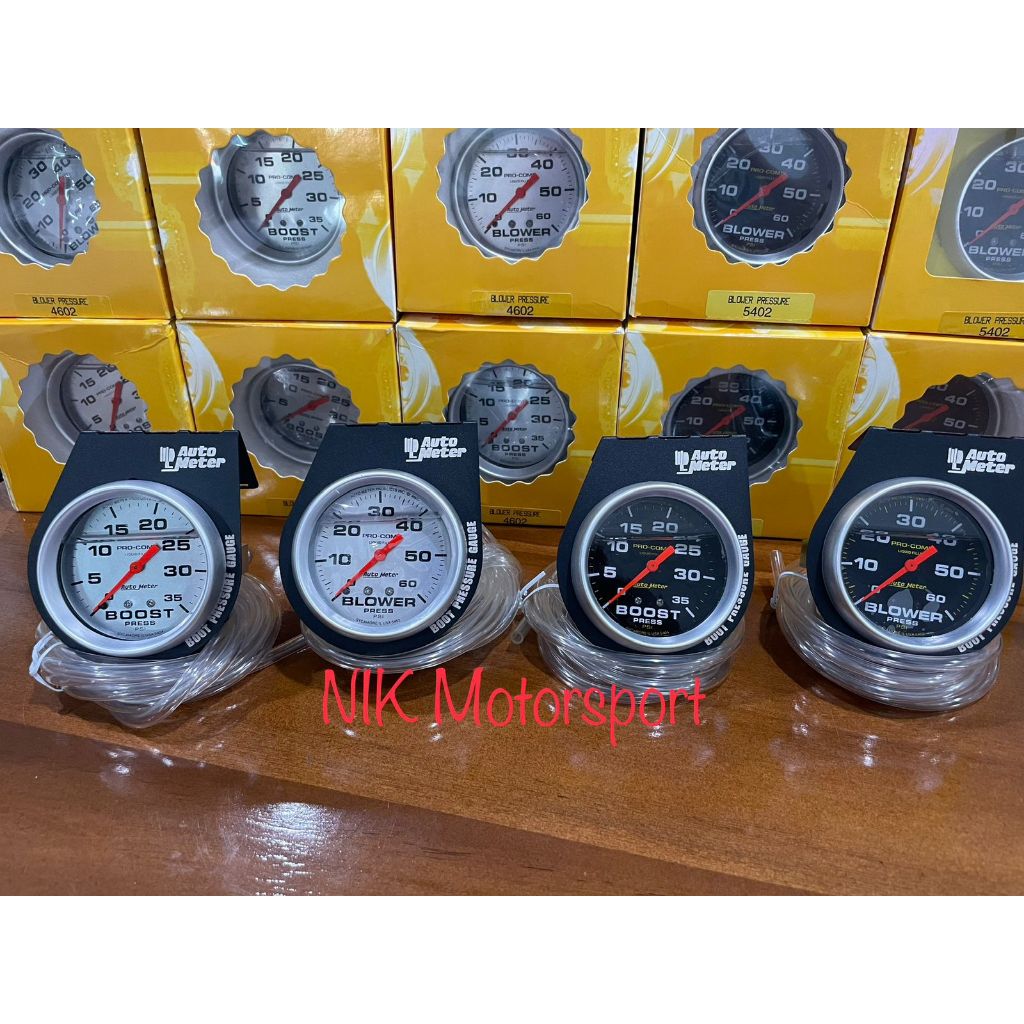 Jual Boost Meter Diesel - Blower/Boost Pressure Gauge Set Holder Black ...