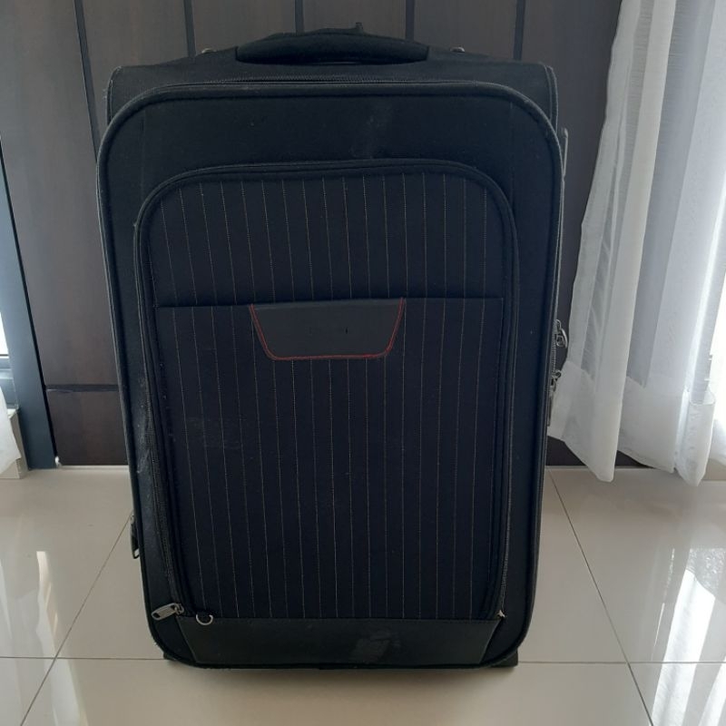 Jual koper trolley polo second bekas trolley hitam tas travel | Shopee ...