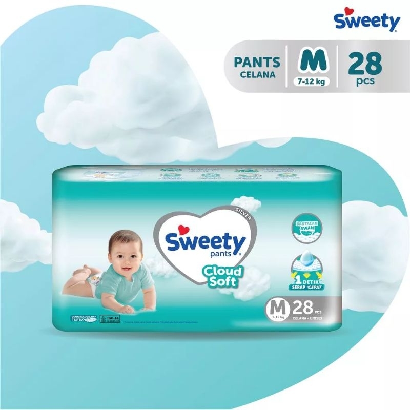 Jual Sweety Silver NB-S 40 / S 32 / M 28 / L 26 / XL 24 / XXL 22 ...