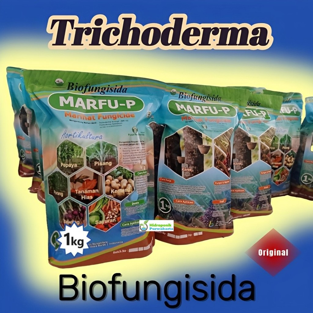 Jual Bio Fungisida Organik Trichoderma MARFU P Isi 1 Kg Trikoderma ...
