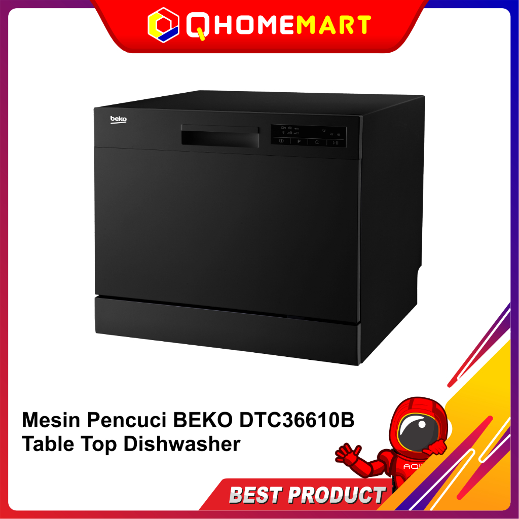 Jual Mesin Pencuci BEKO DTC36610B Table Top Dishwasher | Shopee Indonesia