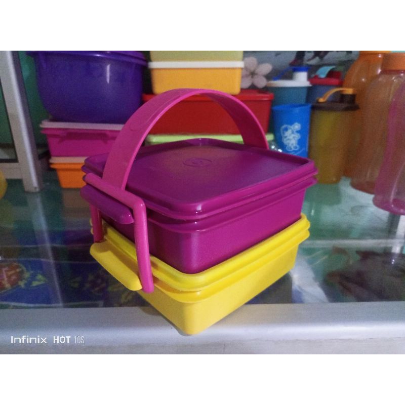 Jual RANTANG SMALL CARRY / RANTANG 2 SUSUN ORIGINAL TUPPERWARE | Shopee ...