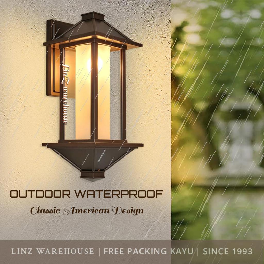 Jual Lampu dinding CLASSIC AMERICAN OUTDOOR WATERPROOF SERIES 03 wall ...