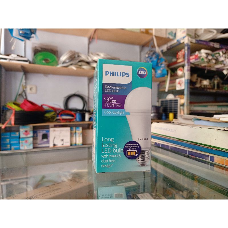 Jual Lampu emergency Philips 9W ,Putih | Shopee Indonesia
