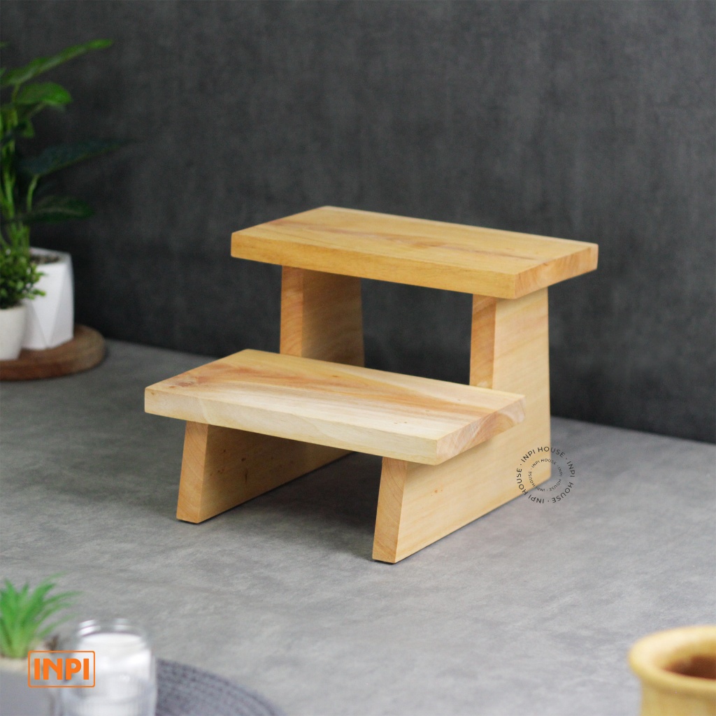 Jual Rak Kayu Susun Tingkat/Display Rak Kayu - INPI House | Shopee ...