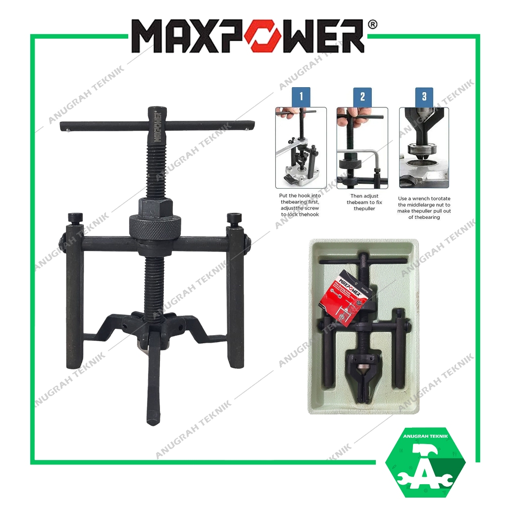 Jual Maxpower 12-38 mm Pilot Bearing Puller / Traker Cabut Bearing ...