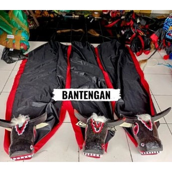 Jual (COD) BARONGAN BANTENGAN SAPI KAYU JUBAH PANJANG TOPENG BANTENG ...
