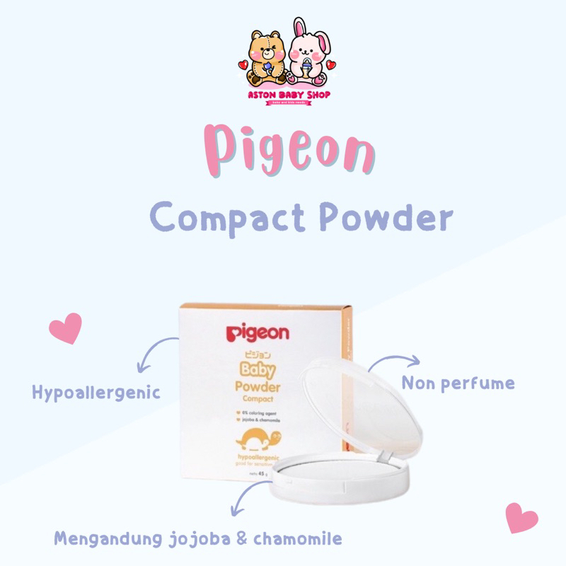Jual Pigeon Baby Compact Powder 45 gr Bedak padat bayi Bedak Padat ...