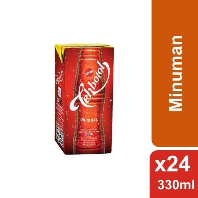 Jual Teh Botol Sosro Kotak Original 330 ml - ( HARGA 1 DUS ISI 24 ) | Shopee Indonesia