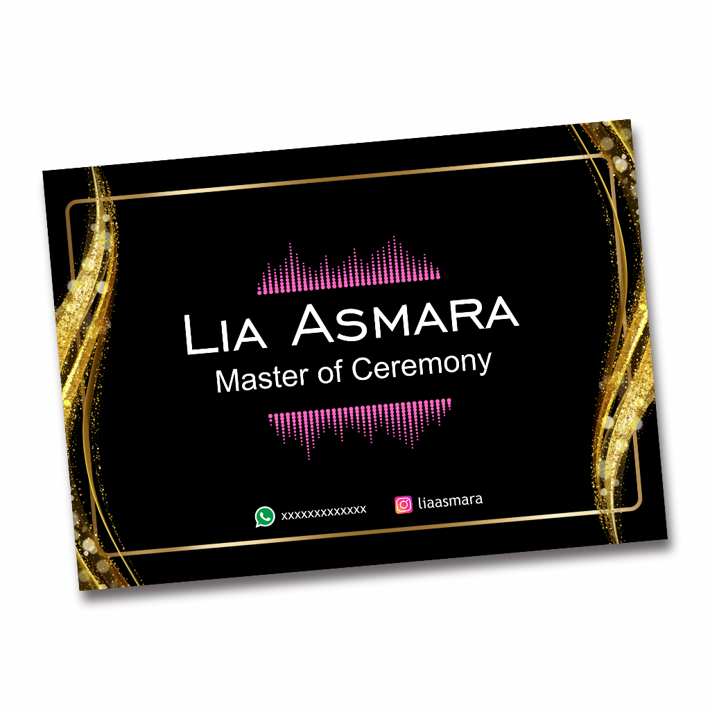 Jual Cue card MC CueCard MC waterproof Qcard MC hardcover Glossy Doff ...