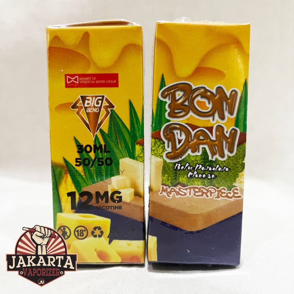 Jual BONDAN V3 BOLU PANDAN CHEESE PODS FRIENDLY 30ML 12MG BY BIG BENG ...