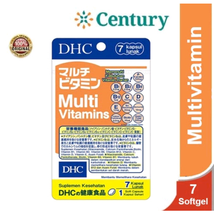 Jual DHC Suplemen/DHC Collagen+B1,B2/ Vit C +B2/ Folic Acid+Vit B ...