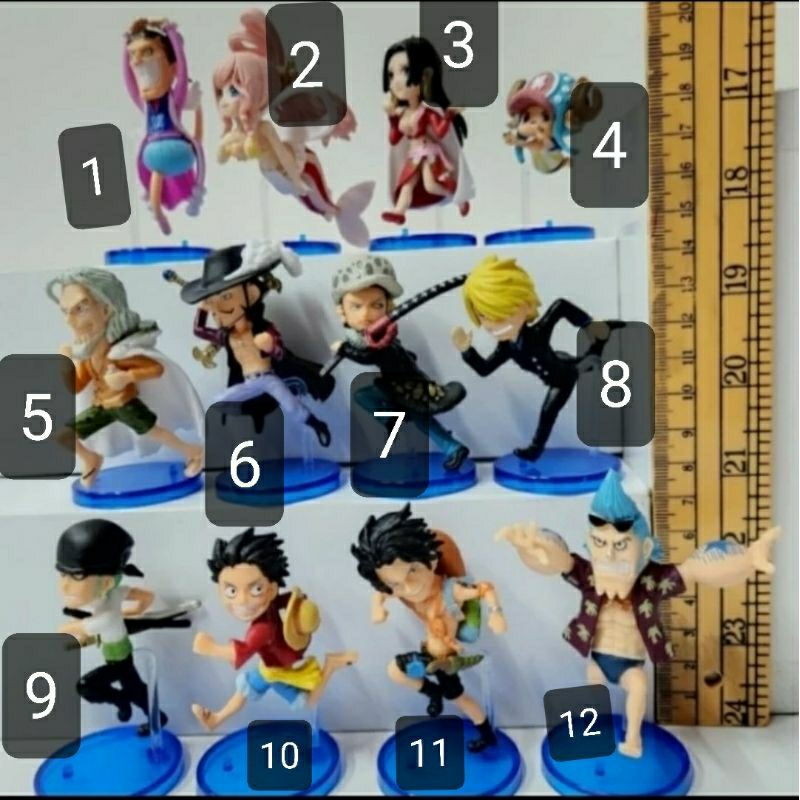 Jual Action Figure One Piece Mainan Topper Cake One Piece | Shopee ...