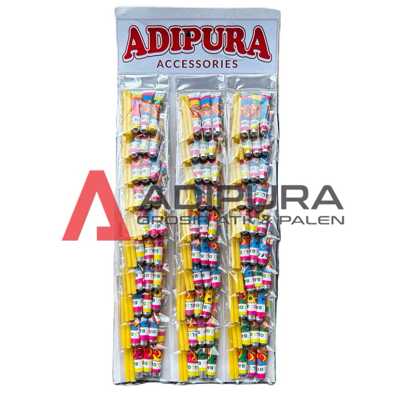 Jual (30 Set) Balon Tiup Renteng isi 90 pcs | Shopee Indonesia