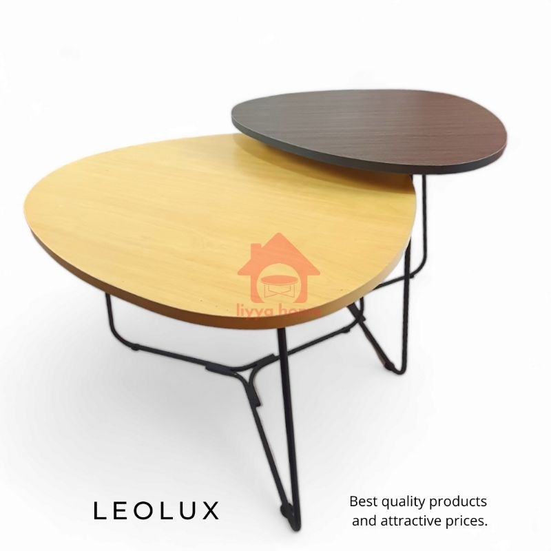 Jual Meja Besi Bulat Ruang Tamu Minimalis Kaki Besi Industrial - Leolux ...