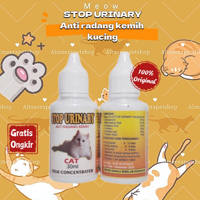 Jual STOP URINARY/URINE STOP - OBAT KUCING ANTI RADANG KEMIH INFEKSI ...