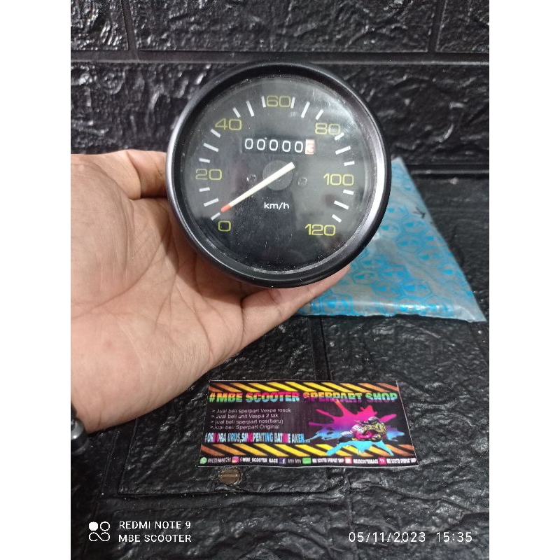 Jual Spido speedometer odometer vespa PX PS original VESGIO stok lama ...
