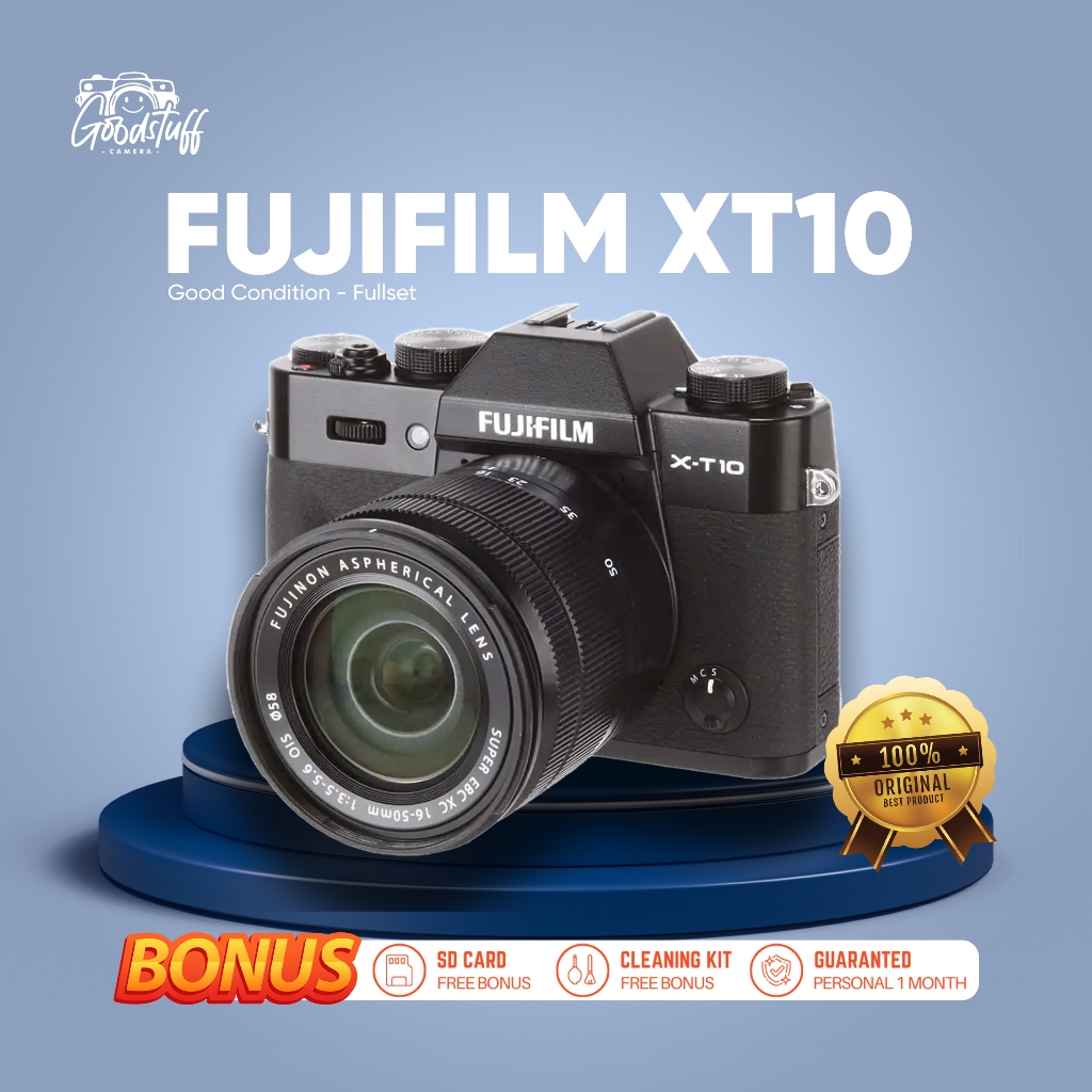 Jual KAMERA FUJIFILM XT10 + LENSA KIT 16-50MM SECOND LIKE NEW MURAH BANYAK BONUS GARANSI ...