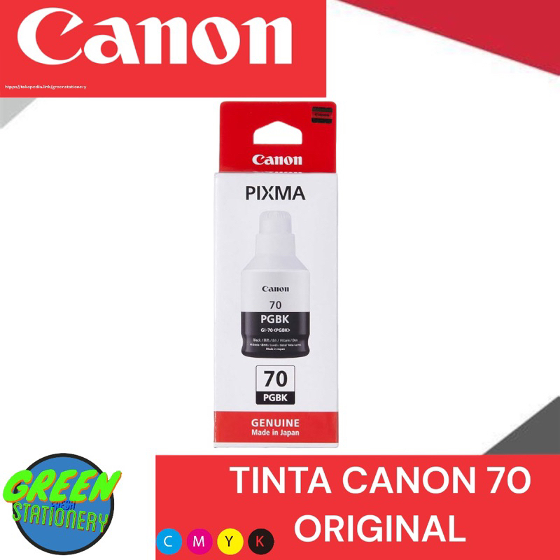 Jual Tinta botol Canon Gl 70 black 100% original - Hitam | Shopee Indonesia