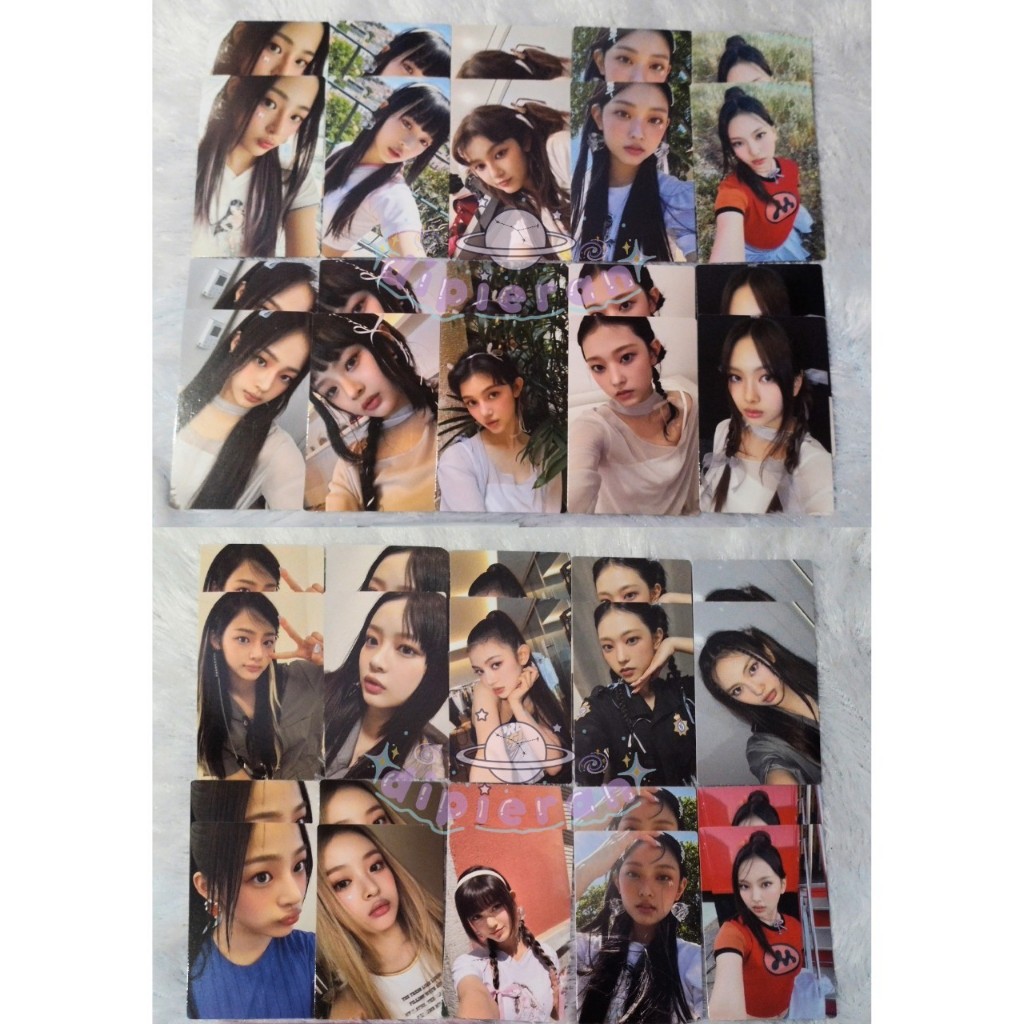 Jual wts want to sell ina pc photocard line friends newjeans pop up store minji hanni haerin ...