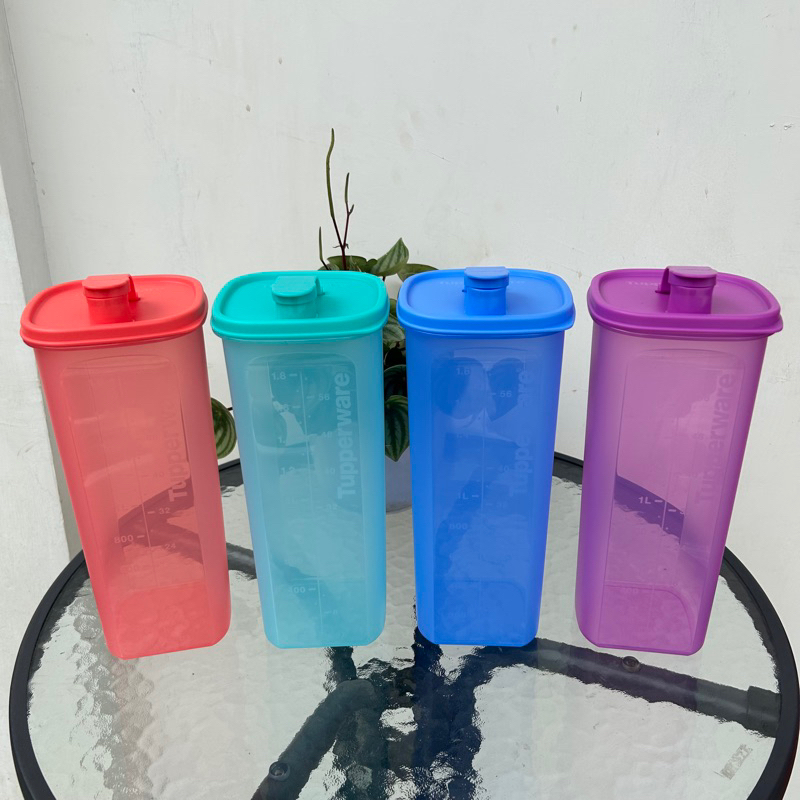 Jual botol minum kulkas (slimline Tupperware) | Shopee Indonesia