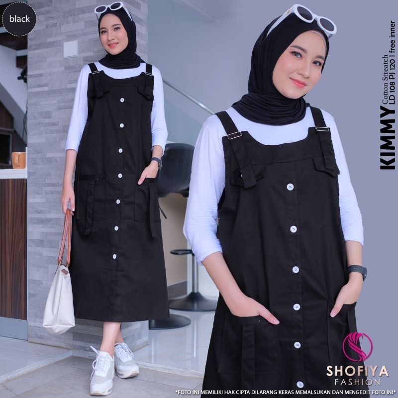 Jual SETELAN INER DAN OVERALL KIMMY SET BY GGS SHOFIYA PREMIUM | Shopee Indonesia