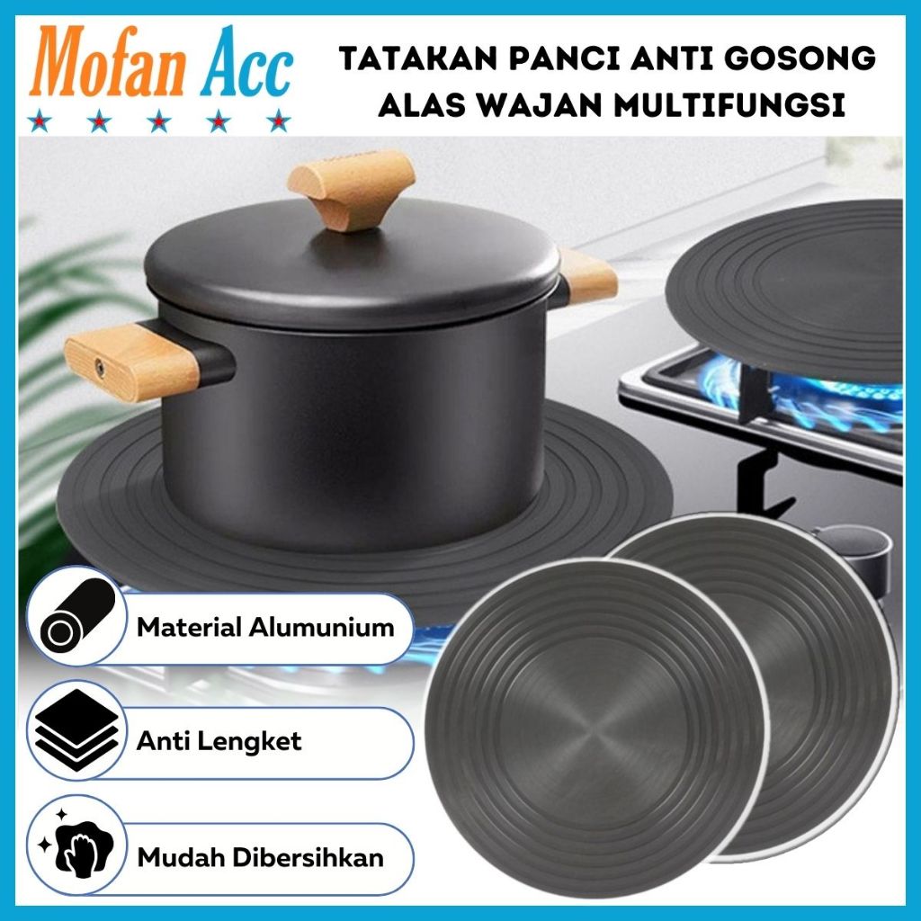 Jual Tatakan Panci Anti Gosong Pan Coaster / Alas Pelindung Wajan Teko Teflon Mangkuk Bentuk ...