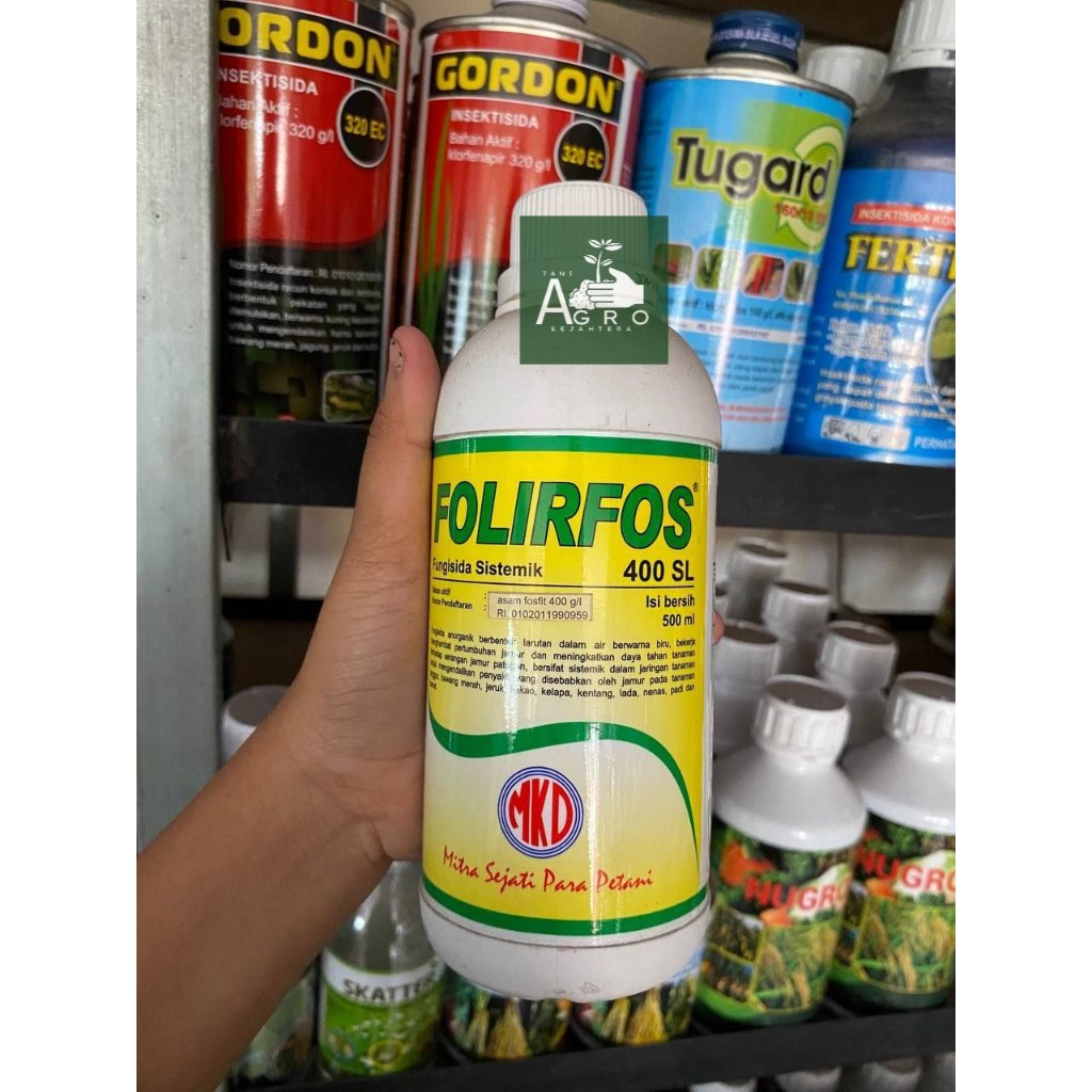 Jual Fungisida FOLIRFOS 400 SL 500 ml asam fosfit sistemik | Shopee ...