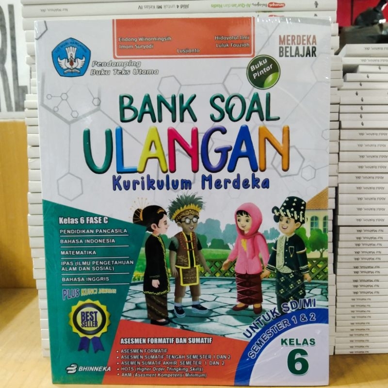 Jual Buku Pintar Bank Soal Ulangan SD Kelas 1 2 3 4 5 6 Semester 1&2 Kurikulum Merdeka Lengkap ...