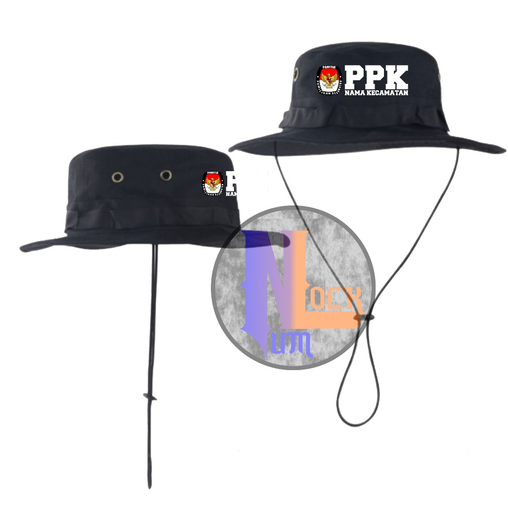 Jual Bucket Hat Topi Rimba Panitia Pemilihan Kecamatan PPK Bisa Request ...