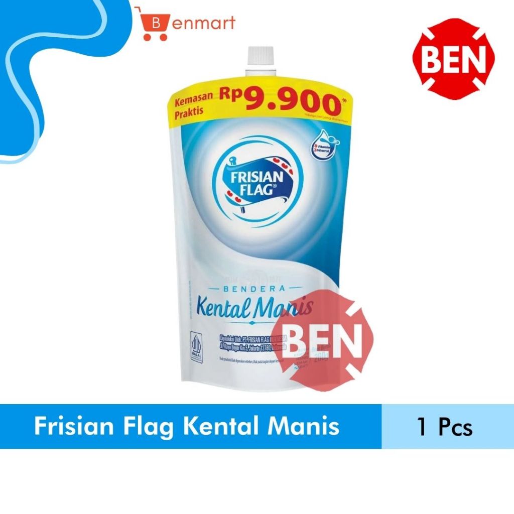 Jual Frisian Flag Susu Bendera KENTAL MANIS Pouch 240g 240gr 240 g gr ...