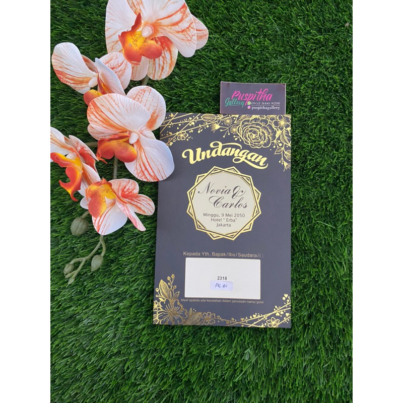 Jual Cetak Undangan Pernikahan (Undangan Erba 2318) | Shopee Indonesia