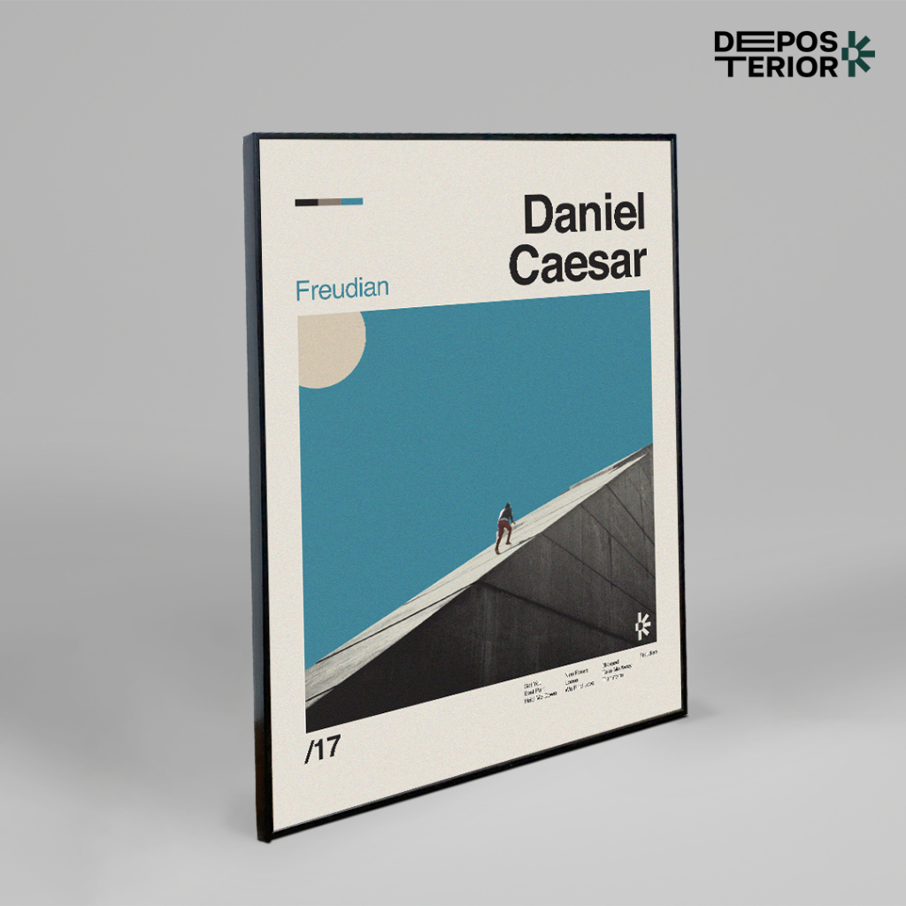 Jual Poster Daniel Caesar - Freudian Cover Album Frameblock | Shopee ...