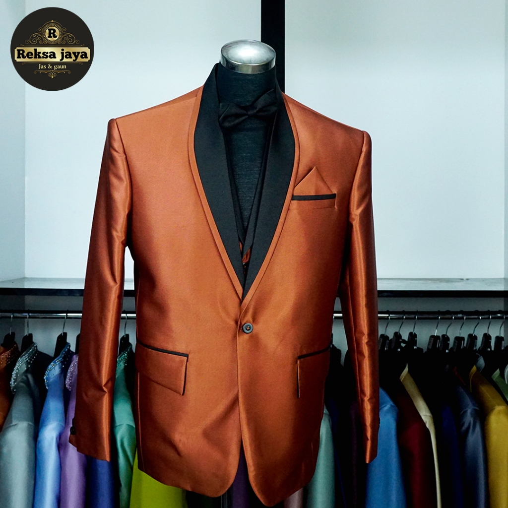 Jual REKSA JAYA - Jas Pria Modern Tuxedo 1 Setelan Jas dan Celana M L ...