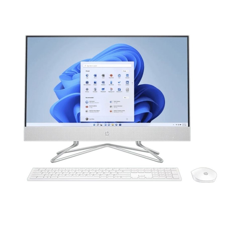 Jual PC AIO HP 24-df1001d i5-1135G7 8Gb Ssd 512Gb NoDvd W11+Ohs 23.8" White | Shopee Indonesia