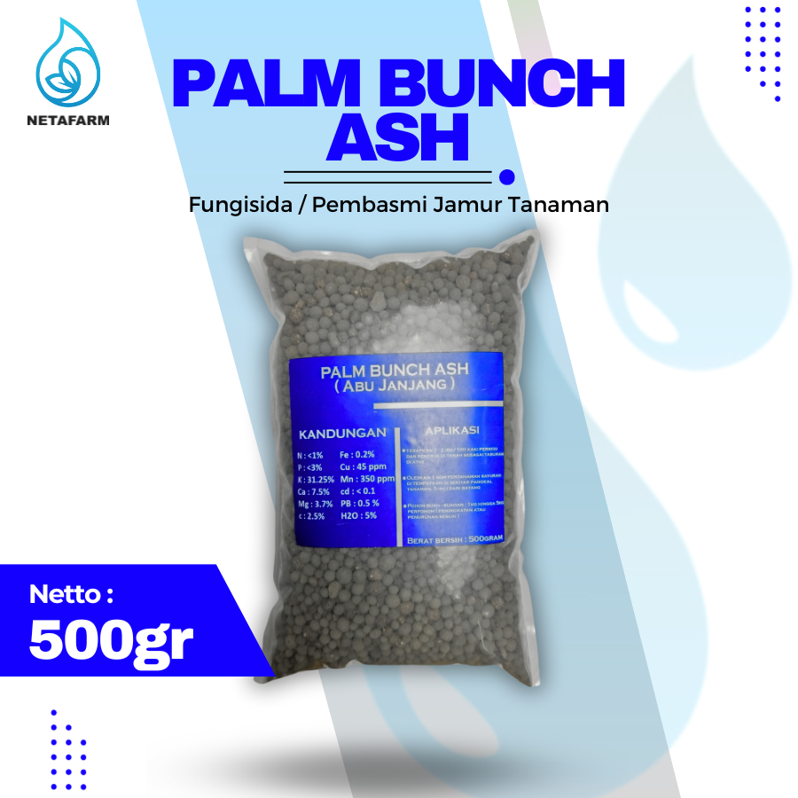 Jual PALM BUNCH ASH Abu Janjang Pupuk Organik 500gr | Shopee Indonesia