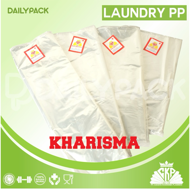 Jual Plastik Laundry KHARISMA Tebal 02 / Kantong Plastik Besar PP ...