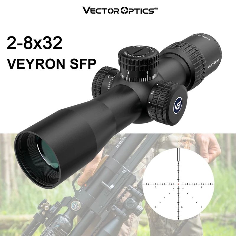 Jual Teleskop Vector Veyron 2-8x32 IR SFP Scope Vector Optics | Shopee ...