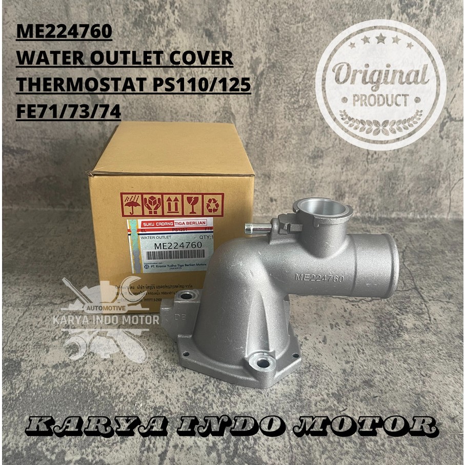 Jual COVER THERMOSTAT WATER OUTLET MITSUBISHI CANTER ORIGINAL ME224760 ...