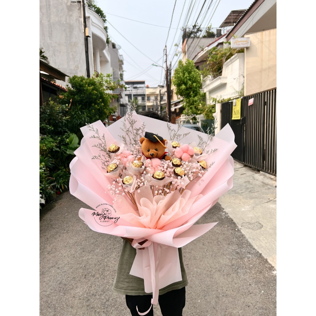 Jual FRESH FLOWER BOUQUET GRADUATION - BUKET BUNGA WISUDA BUKET WISUDA ...