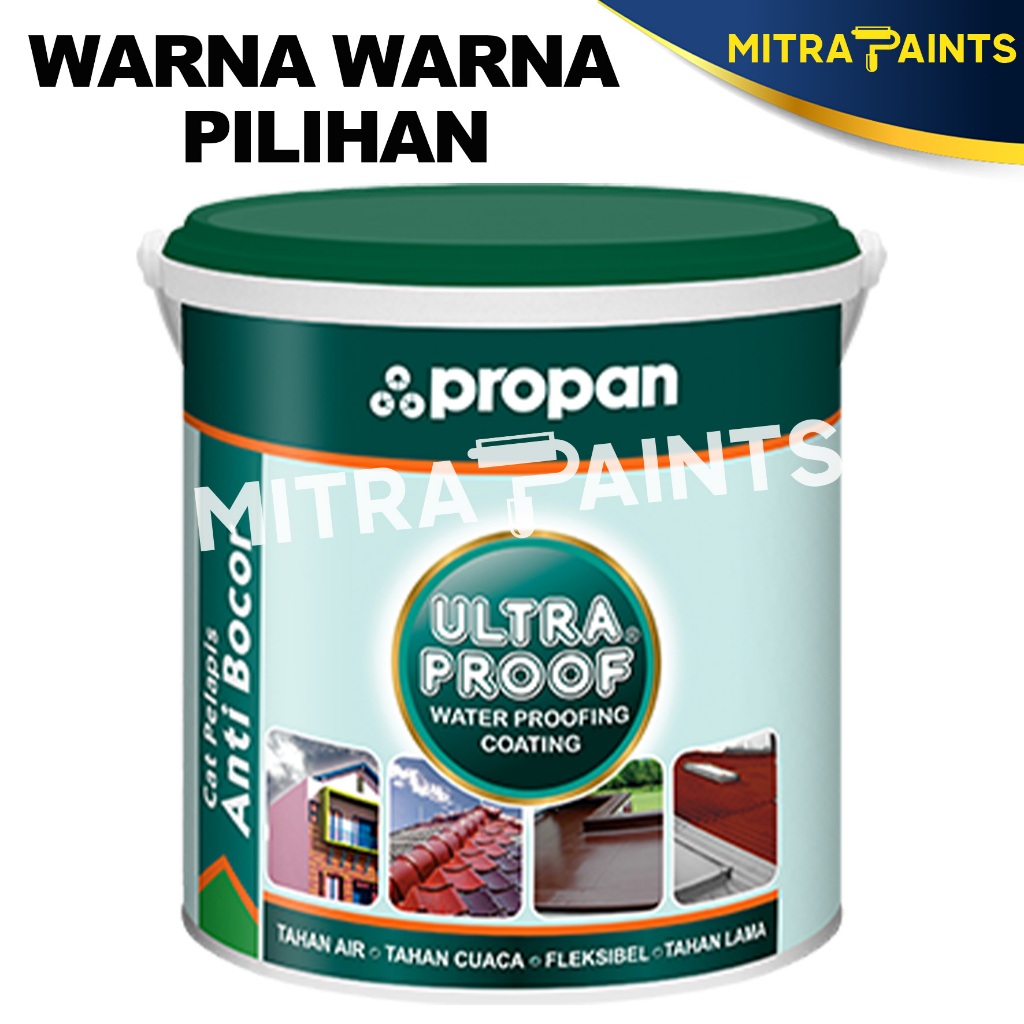 Jual CAT TEMBOK WATERPROOF ULTRAPROOF PROPAN 4 KG / CAT WATERPROOFING ...