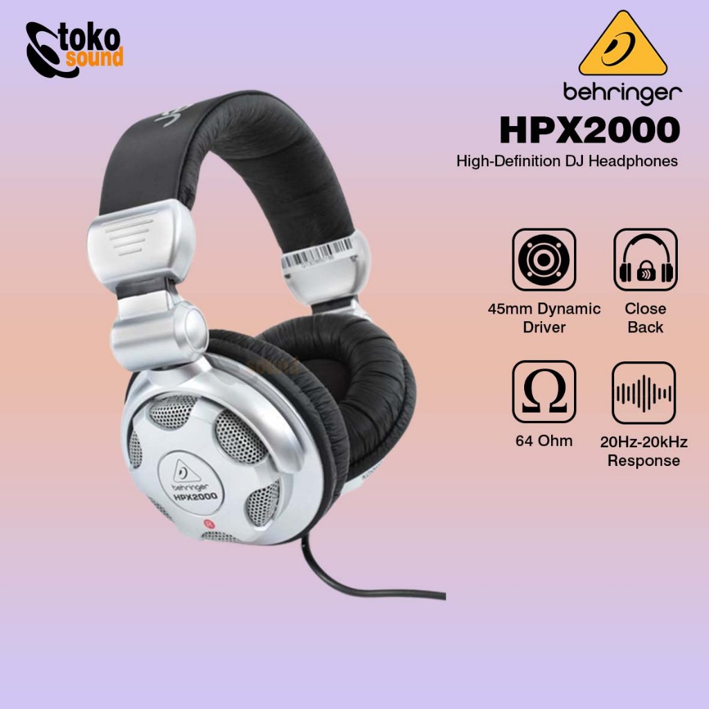 Jual Behringer HPX2000 - Over Ear DJ Headphones | Shopee Indonesia