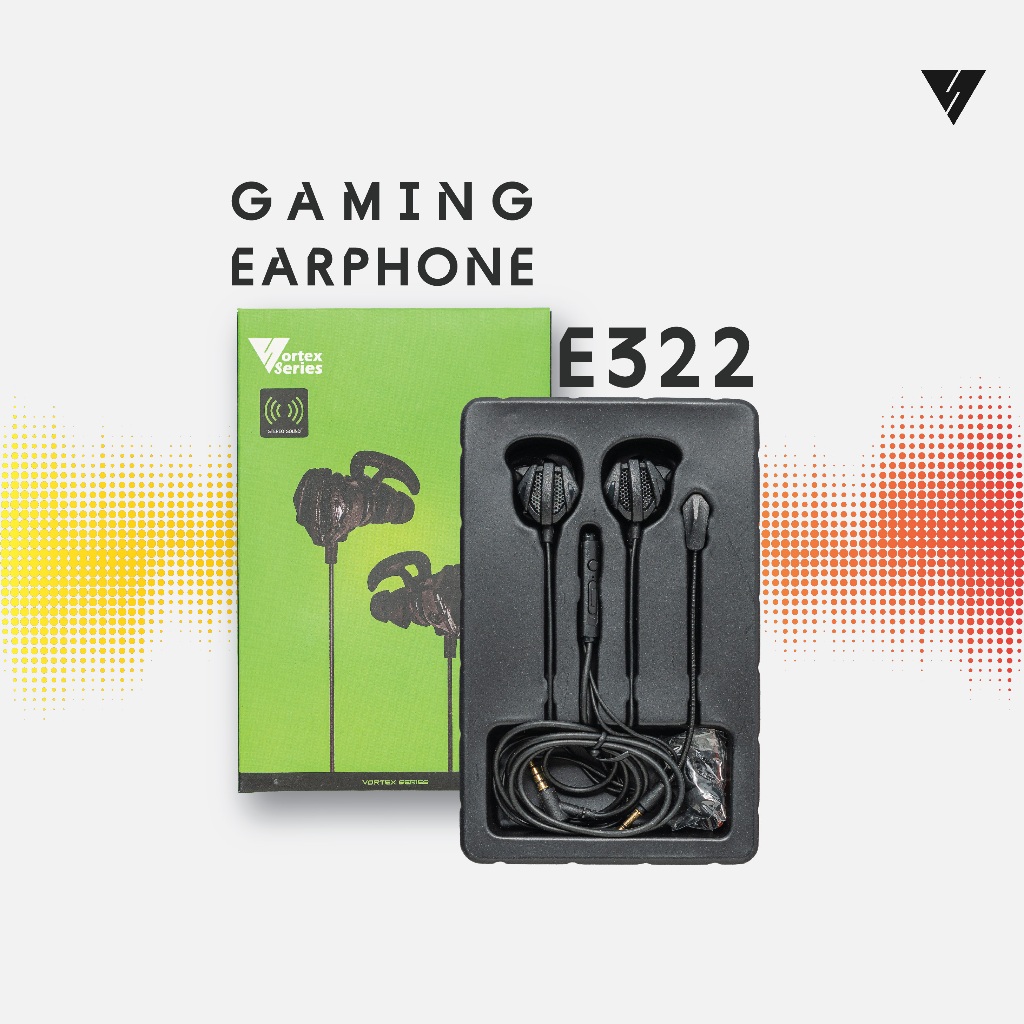 Jual VortexSeries E322 Gaming Earphone | Shopee Indonesia