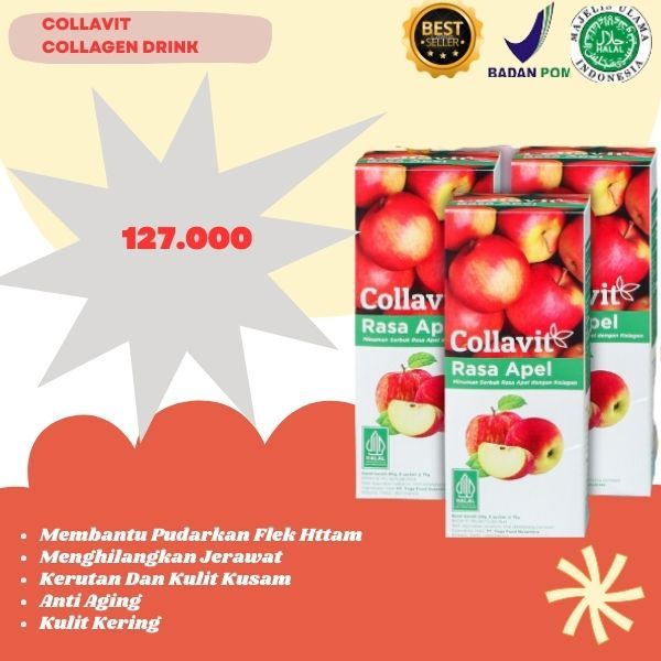 Jual COLLAVIT 1 Box Kecil | Collagen Drink With Psyllium Husk and ...
