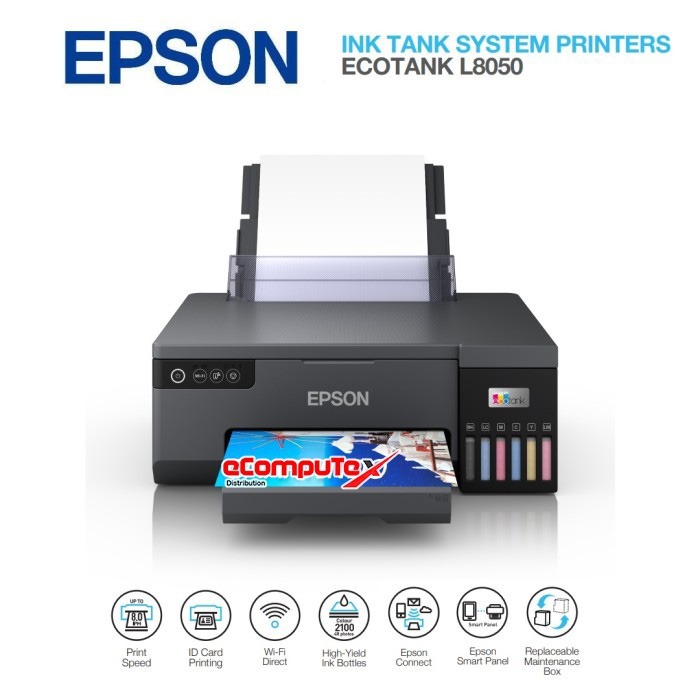 Jual PRINTER EPSON ECOTANK L 8050 WIRELESS INK TANK / EPSON PRINTER ...
